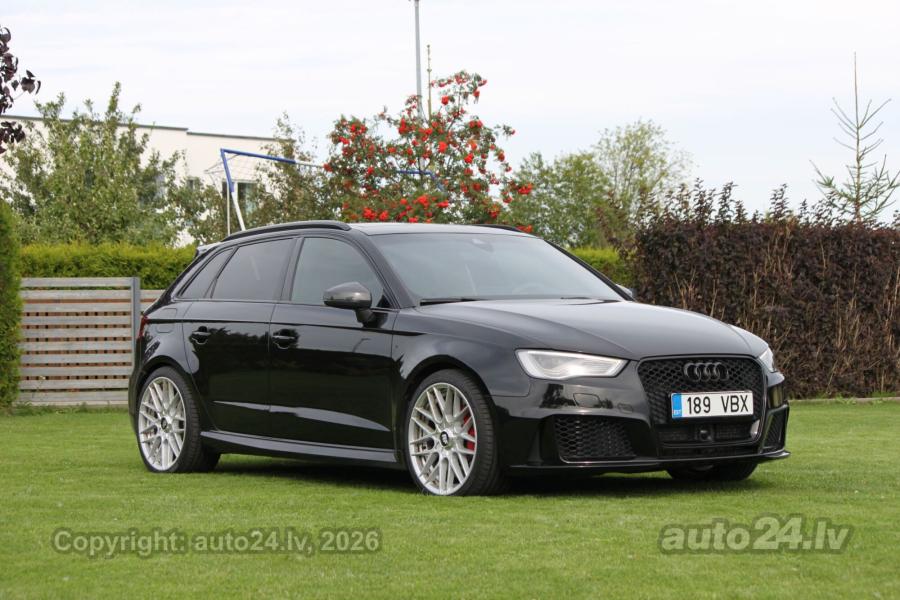 Melns Audi RS3 2016 Tallina, ar dzinēja tilpumu 2.50 L un nobraukumu 205 tūkst. km par 29900 €, foto 1 vietnē AUTOMOTO.COM.LV