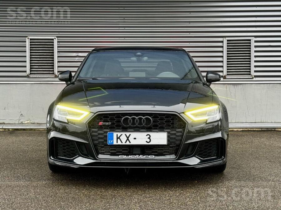 Melns Audi RS3 2019 Rīga, ar dzinēja tilpumu 2.50 L un nobraukumu 92 tūkst. km par 37900 €, foto 9 vietnē AUTOMOTO.COM.LV