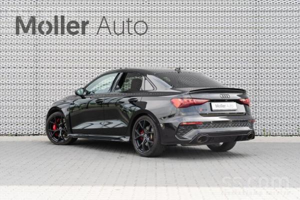 Black Audi RS3 2024 in Riga, with an engine capacity of 2.50 L and mileage of 102 thousand km for 46900 €, photo 3 on AUTOMOTO.COM.LV