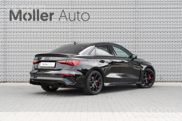 Black Audi RS3 2024 in Riga, with an engine capacity of 2.50 L and mileage of 102 thousand km for 46900 €, photo 4 on AUTOMOTO.COM.LV