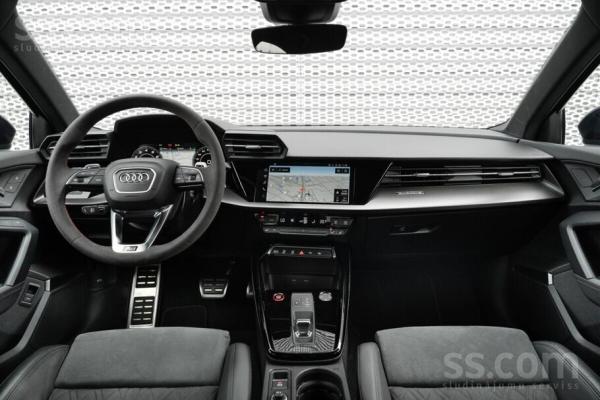 Black Audi RS3 2024 in Riga, with an engine capacity of 2.50 L and mileage of 102 thousand km for 46900 €, photo 6 on AUTOMOTO.COM.LV