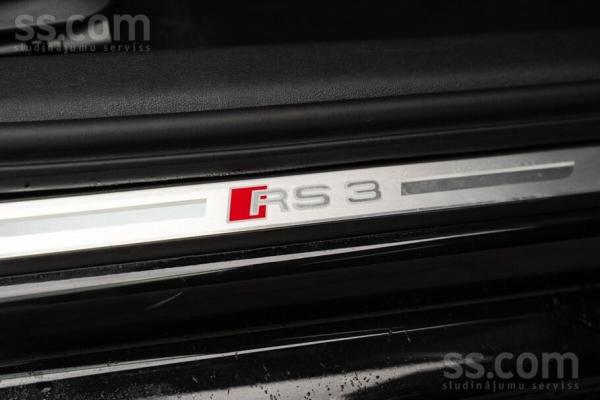 Black Audi RS3 2024 in Riga, with an engine capacity of 2.50 L and mileage of 102 thousand km for 46900 €, photo 7 on AUTOMOTO.COM.LV