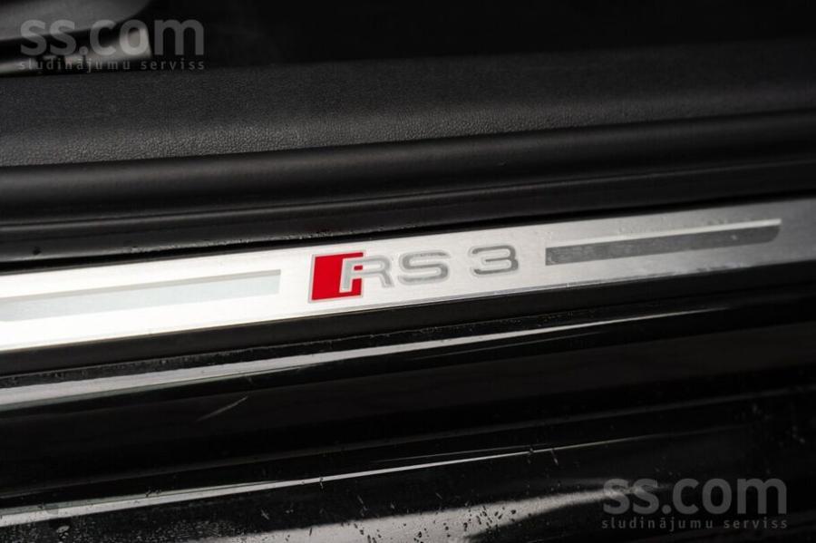 Black Audi RS3 2024 in Riga, with an engine capacity of 2.50 L and mileage of 102 thousand km for 46900 €, photo 8 on AUTOMOTO.COM.LV