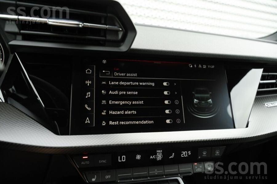 Black Audi RS3 2024 in Riga, with an engine capacity of 2.50 L and mileage of 102 thousand km for 46900 €, photo 26 on AUTOMOTO.COM.LV