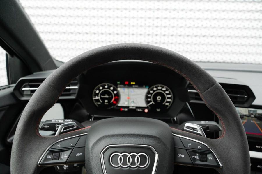Black Audi RS3 2024 in Marupe, with an engine capacity of 2.50 L and mileage of 102 thousand km for 46900 €, photo 18 on AUTOMOTO.COM.LV