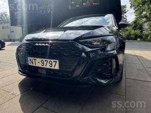 Черный Ауди РС3 2024 в Рига, объемом двигателя 2.50 л и пробегом 12 тыс. км за 57000 €, фото  на AUTOMOTO.COM.LV