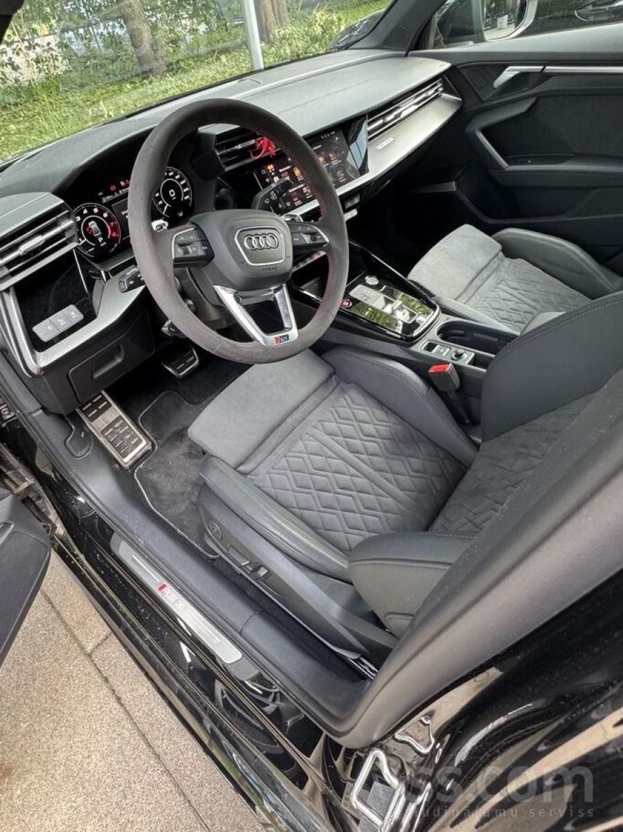 Черный Ауди РС3 2024 в Рига, объемом двигателя 2.50 л и пробегом 12 тыс. км за 57000 €, фото 11 на AUTOMOTO.COM.LV
