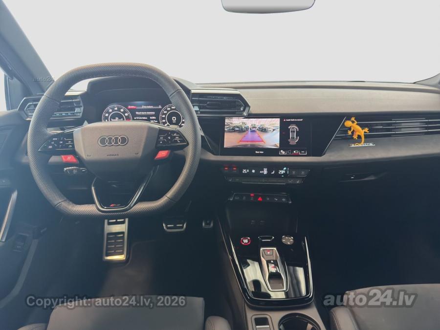 Black Audi RS3 2025 in Tallinn, with an engine capacity of 2.50 L and mileage of 5 thousand km for 67000 €, photo 10 on AUTOMOTO.COM.LV