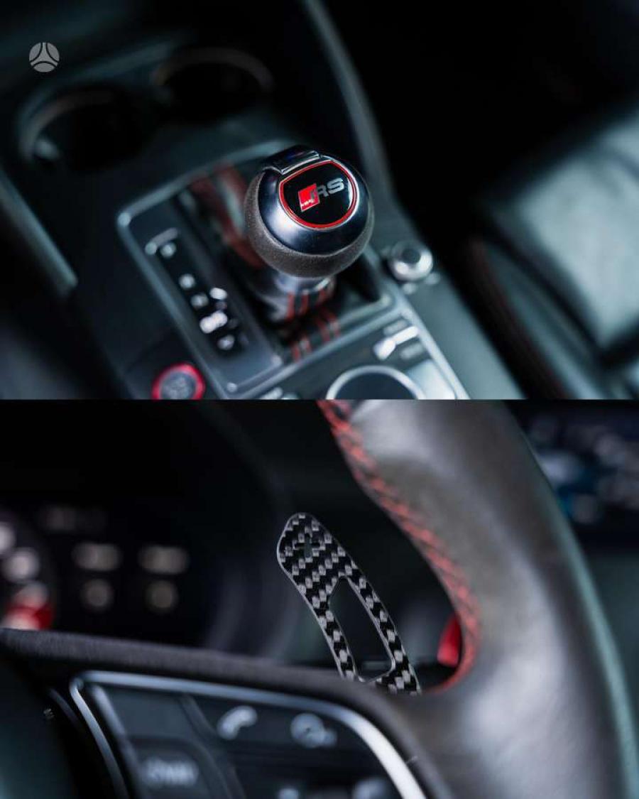 Zils Audi RS3 2017 Viļņa, ar dzinēja tilpumu 2.48 L un nobraukumu 135 tūkst. km par 36500 €, foto 29 vietnē AUTOMOTO.COM.LV