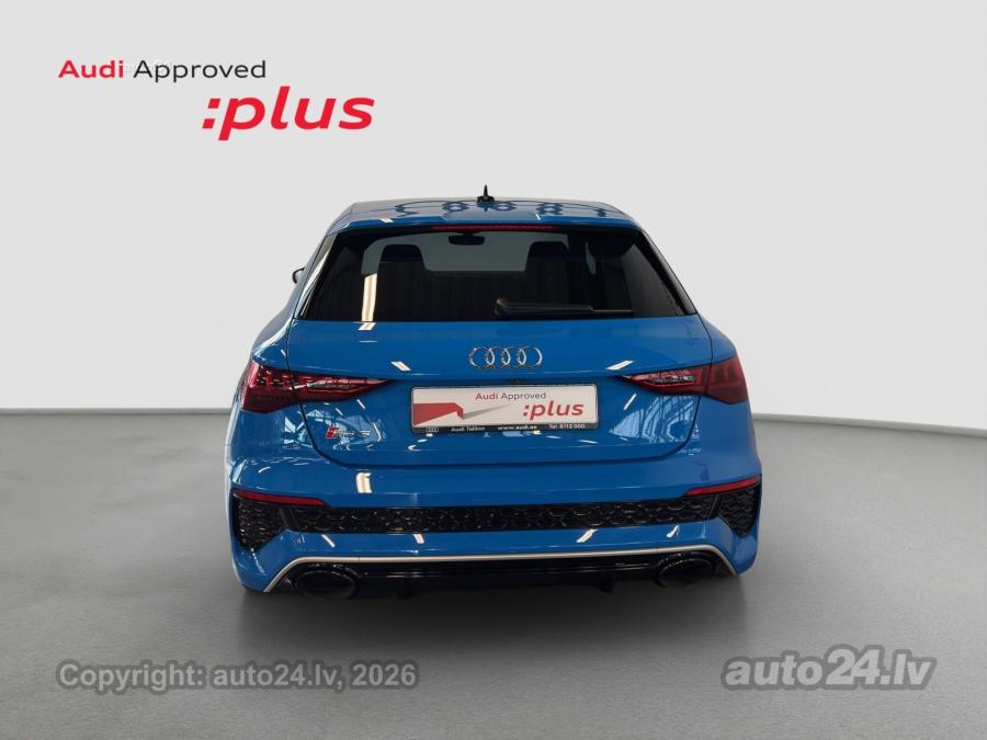Zils Audi RS3 2022 Tallina, ar dzinēja tilpumu 2.50 L un nobraukumu 26 tūkst. km par 53900 €, foto 6 vietnē AUTOMOTO.COM.LV