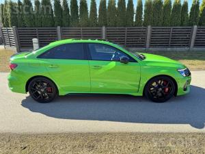 Green Audi RS3 2024 in Riga, with an engine capacity of 2.50 L and mileage of 53 thousand km for 51300 €, photo 7 on AUTOMOTO.COM.LV