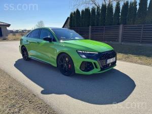 Green Audi RS3 2024 in Riga, with an engine capacity of 2.50 L and mileage of 53 thousand km for 51300 €, photo 8 on AUTOMOTO.COM.LV