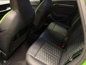 Green Audi RS3 2024 in Riga, with an engine capacity of 2.48 L and mileage of 59 thousand km for 51300 €, photo 20 on AUTOMOTO.COM.LV