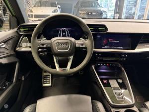 Green Audi RS3 2024 in Riga, with an engine capacity of 2.48 L and mileage of 59 thousand km for 51300 €, photo 23 on AUTOMOTO.COM.LV