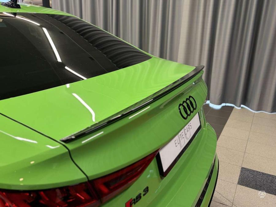 Green Audi RS3 2024 in Riga, with an engine capacity of 2.48 L and mileage of 59 thousand km for 51300 €, photo 30 on AUTOMOTO.COM.LV