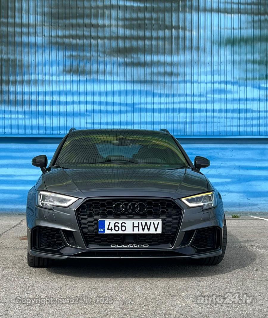 Grey Audi RS3 2018 in Tallinn, with an engine capacity of 2.50 L and mileage of 144 thousand km for 31900 €, photo 8 on AUTOMOTO.COM.LV