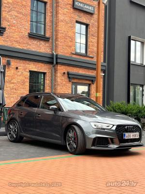 Grey Audi RS3 2018 in Tallinn, with an engine capacity of 2.50 L and mileage of 144 thousand km for 31900 €, photo 13 on AUTOMOTO.COM.LV