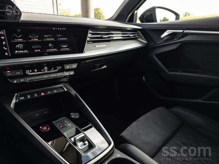 Grey Audi RS3 2024 in Riga, with an engine capacity of 2.50 L and mileage of 34 thousand km for 46900 €, photo 23 on AUTOMOTO.COM.LV