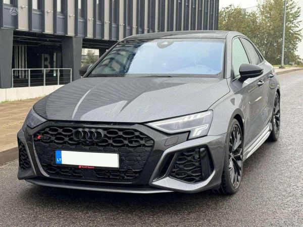 Pelēks Audi RS3 2023 Viļņa, ar dzinēja tilpumu 2.50 L un nobraukumu 59 tūkst. km par 45000 €, foto 6 vietnē AUTOMOTO.COM.LV