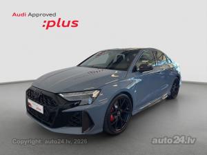 Grey Audi RS3 2025 in Tallinn, with an engine capacity of 2.50 L and mileage of 3 thousand km for 68900 €, photo  on AUTOMOTO.COM.LV