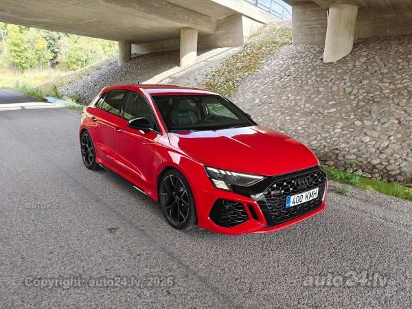 Audi RS3 2022 in Tallinn on AUTOMOTO.COM.LV Red Audi RS3 2022 in Tallinn, with an engine capacity of 2.50 L and mileage of 119 thousand km for 49500 €, photo 6 on AUTOMOTO.COM.LV