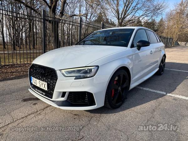 Balts Audi RS3 2019 Tallina, ar dzinēja tilpumu 2.50 L un nobraukumu 82 tūkst. km par 37000 €, foto 1 vietnē AUTOMOTO.COM.LV