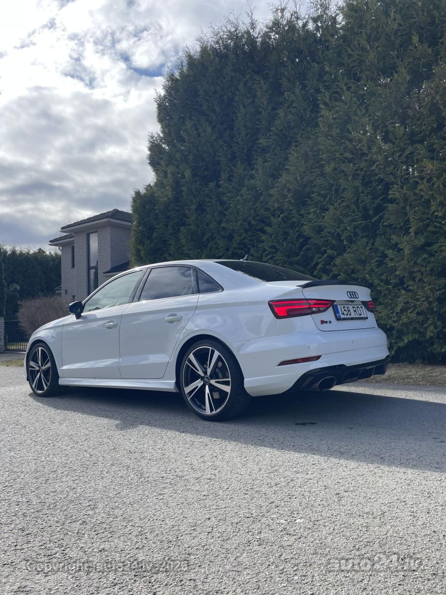 White Audi RS3 2020 in Tallinn, with an engine capacity of 2.50 L and mileage of 23 thousand km for 53900 €, photo 5 on AUTOMOTO.COM.LV