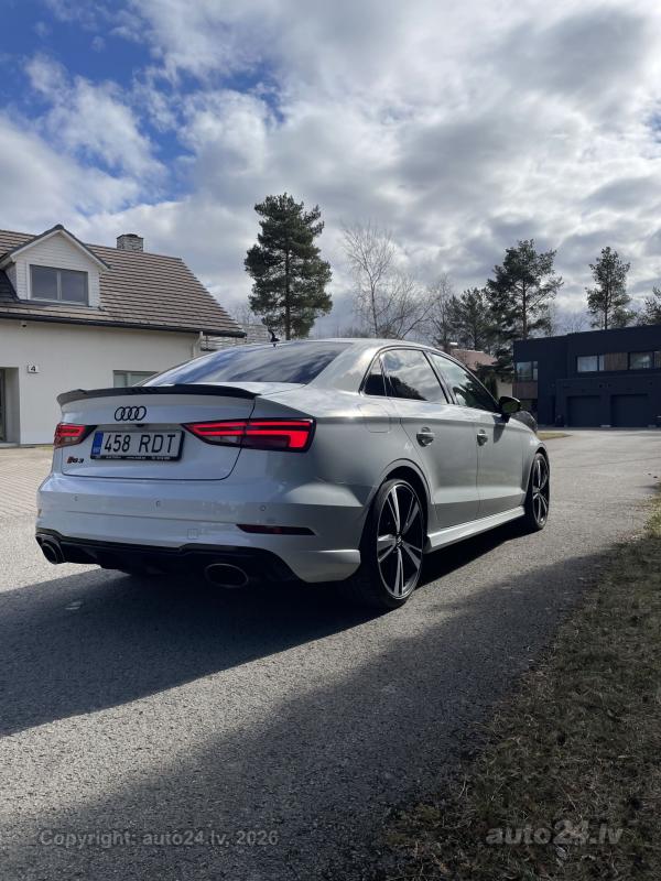 White Audi RS3 2020 in Tallinn, with an engine capacity of 2.50 L and mileage of 23 thousand km for 53900 €, photo 6 on AUTOMOTO.COM.LV