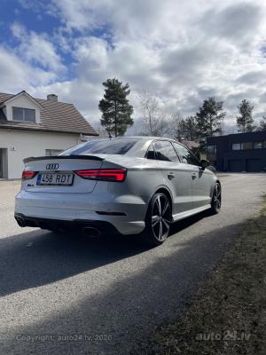 White Audi RS3 2020 in Tallinn, with an engine capacity of 2.50 L and mileage of 23 thousand km for 53900 €, photo 7 on AUTOMOTO.COM.LV