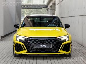Yellow Audi RS3 2022 in Riga, with an engine capacity of 2.50 L and mileage of 61 thousand km for 41900 €, photo 3 on AUTOMOTO.COM.LV