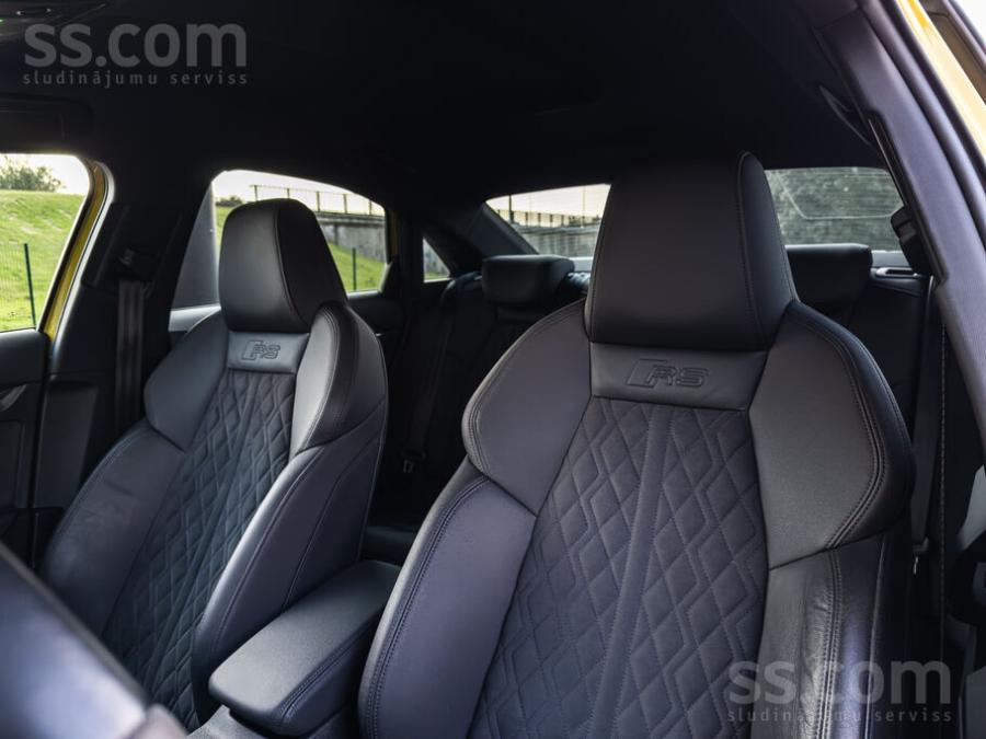 Yellow Audi RS3 2022 in Riga, with an engine capacity of 2.50 L and mileage of 61 thousand km for 41900 €, photo 14 on AUTOMOTO.COM.LV