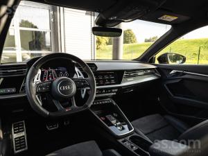 Yellow Audi RS3 2022 in Riga, with an engine capacity of 2.50 L and mileage of 61 thousand km for 41900 €, photo 34 on AUTOMOTO.COM.LV