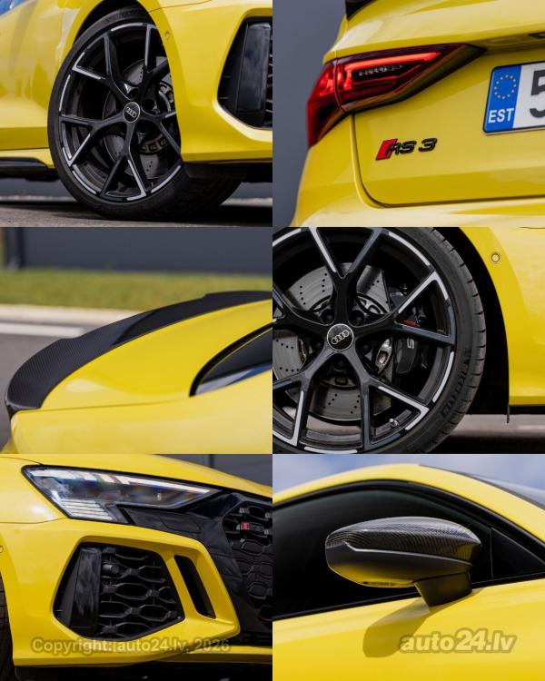 Dzeltens Audi RS3 2023 Tallina, ar dzinēja tilpumu 2.50 L un nobraukumu 80 tūkst. km par 55555 €, foto 8 vietnē AUTOMOTO.COM.LV