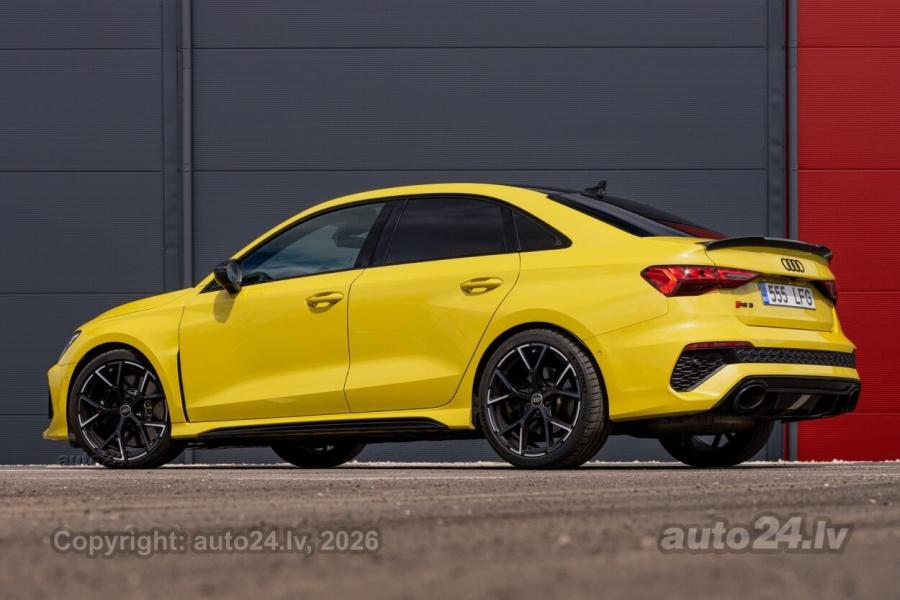 Dzeltens Audi RS3 2023 Tallina, ar dzinēja tilpumu 2.50 L un nobraukumu 80 tūkst. km par 55555 €, foto 5 vietnē AUTOMOTO.COM.LV