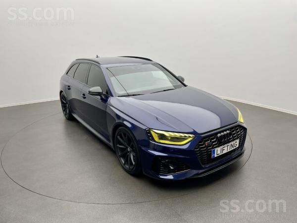 Zils Audi RS4 2020 Rīga, ar dzinēja tilpumu 2.90 L un nobraukumu 77 tūkst. km par 57100 €, foto 3 vietnē AUTOMOTO.COM.LV