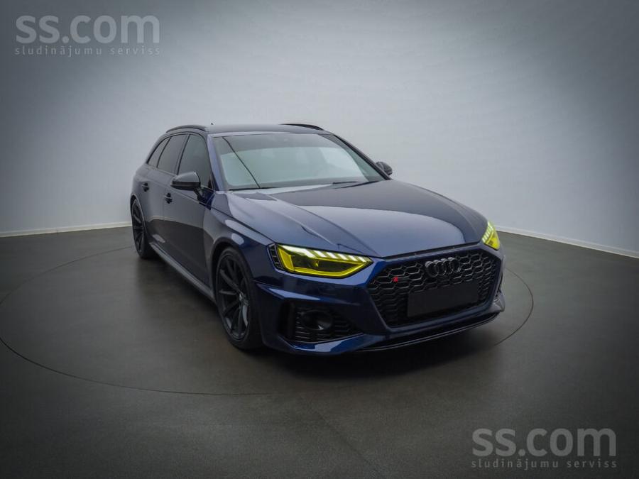 Zils Audi RS4 2020 Rīga, ar dzinēja tilpumu 2.90 L un nobraukumu 77 tūkst. km par 47444 €, foto 4 vietnē AUTOMOTO.COM.LV
