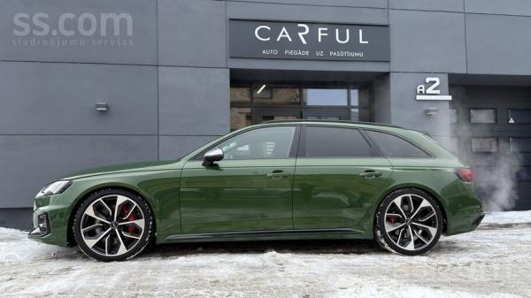 Green Audi RS4 2018 in Riga, with an engine capacity of 2.90 L and mileage of 133 thousand km for 44900 €, photo 5 on AUTOMOTO.COM.LV