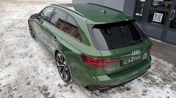 Green Audi RS4 2018 in Riga, with an engine capacity of 2.90 L and mileage of 133 thousand km for 44900 €, photo 6 on AUTOMOTO.COM.LV