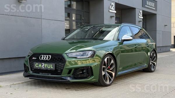 Zaļš Audi RS4 2018 Rīga, ar dzinēja tilpumu 2.90 L un nobraukumu 133 tūkst. km par 43000 €, foto 3 vietnē AUTOMOTO.COM.LV