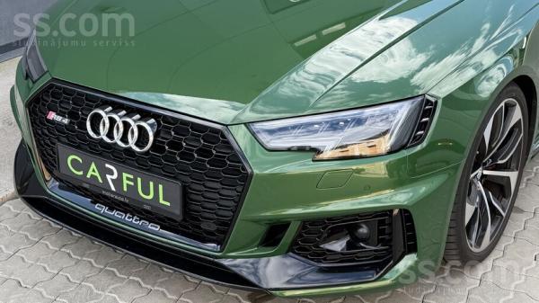 Zaļš Audi RS4 2018 Rīga, ar dzinēja tilpumu 2.90 L un nobraukumu 133 tūkst. km par 43000 €, foto 4 vietnē AUTOMOTO.COM.LV