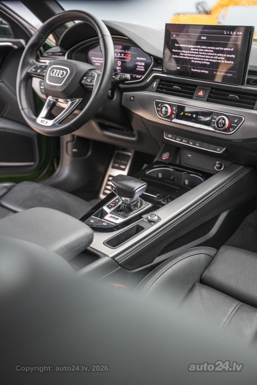 Zaļš Audi RS4 2021 Tallina, ar dzinēja tilpumu 2.90 L un nobraukumu 68 tūkst. km par 73000 €, foto 12 vietnē AUTOMOTO.COM.LV