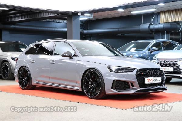 Grey Audi RS4 2017 in Tallinn, with an engine capacity of 3.00 L and mileage of 105 thousand km for 44995 €, photo 1 on AUTOMOTO.COM.LV