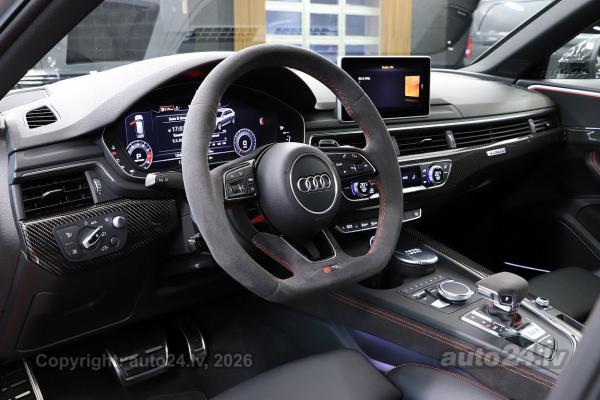 Grey Audi RS4 2017 in Tallinn, with an engine capacity of 3.00 L and mileage of 105 thousand km for 44995 €, photo 6 on AUTOMOTO.COM.LV