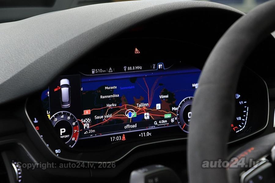 Pelēks Audi RS4 2017 Tallina, ar dzinēja tilpumu 3.00 L un nobraukumu 105 tūkst. km par 44995 €, foto 23 vietnē AUTOMOTO.COM.LV