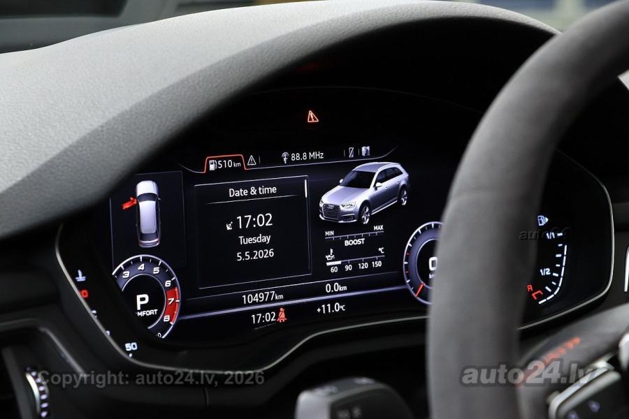 Pelēks Audi RS4 2017 Tallina, ar dzinēja tilpumu 3.00 L un nobraukumu 105 tūkst. km par 44995 €, foto 25 vietnē AUTOMOTO.COM.LV