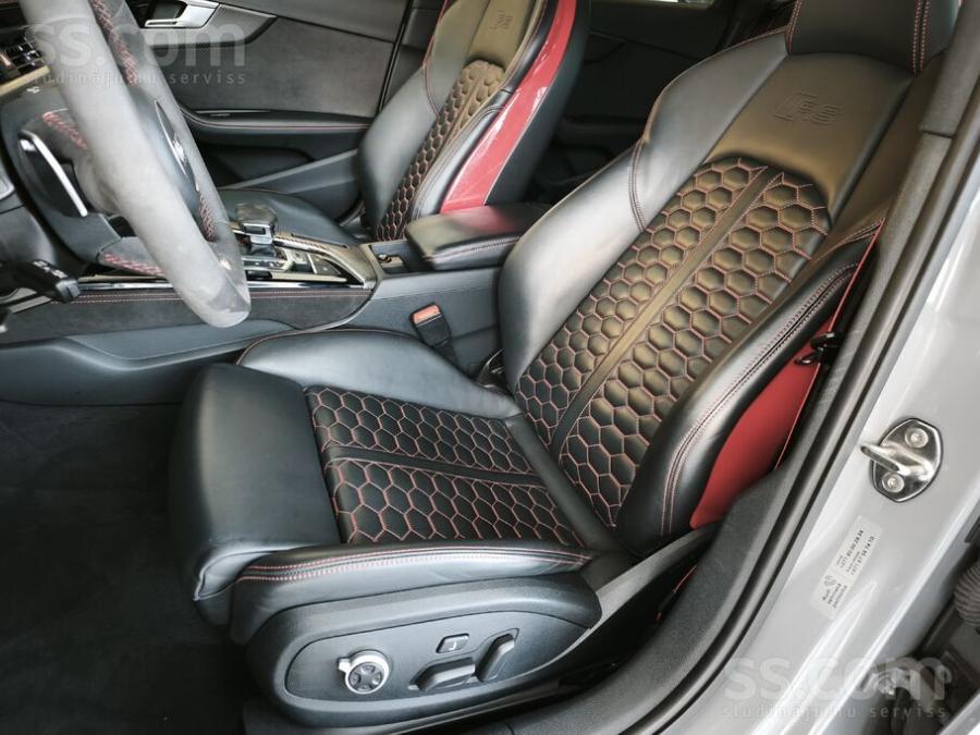 Grey Audi RS4 2024 in Riga, with an engine capacity of 2.90 L and mileage of 114 thousand km for 55000 €, photo 16 on AUTOMOTO.COM.LV