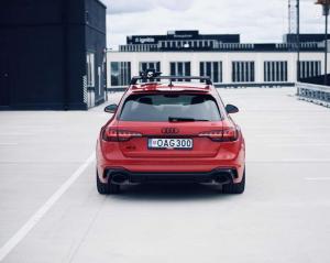 Sarkans Audi RS4 2020 Viļņa, ar dzinēja tilpumu 2.89 L un nobraukumu 88 tūkst. km par 56500 €, foto 5 vietnē AUTOMOTO.COM.LV