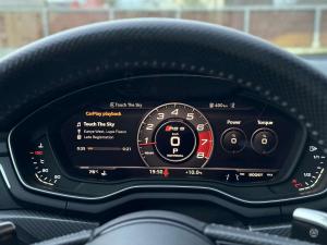 Melns Audi RS5 2018 Kauņa, ar dzinēja tilpumu 2.89 L un nobraukumu 209 tūkst. km par 30900 €, foto 12 vietnē AUTOMOTO.COM.LV