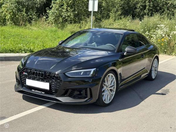 Black Audi RS5 2018 in Alytus, with an engine capacity of 2.89 L and mileage of 89 thousand km for 45500 €, photo 4 on AUTOMOTO.COM.LV