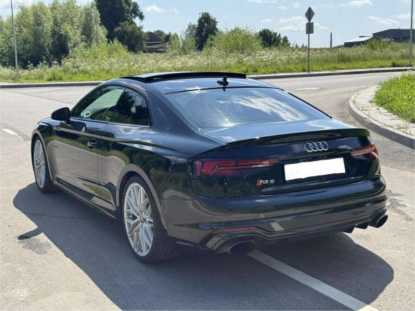 Black Audi RS5 2018 in Alytus, with an engine capacity of 2.89 L and mileage of 89 thousand km for 45500 €, photo 5 on AUTOMOTO.COM.LV